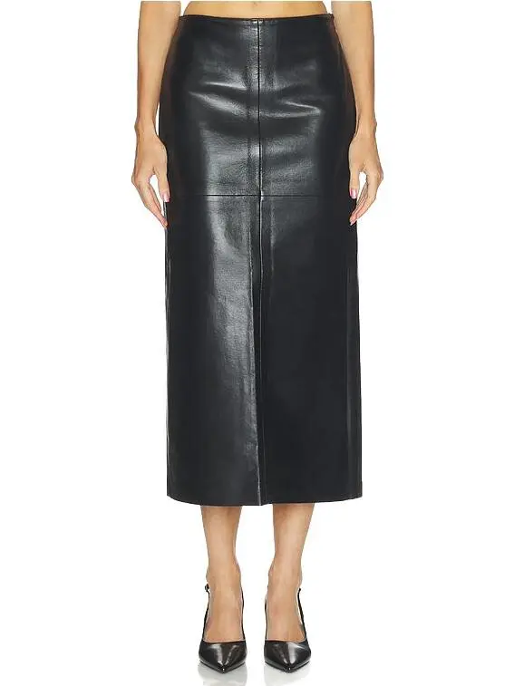 AGOLDE Hikson Skirt In . Also - Black