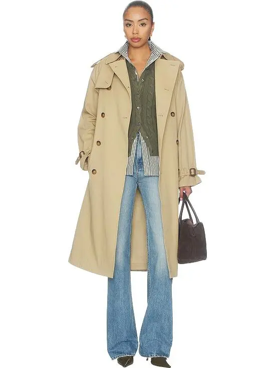 Polo Ralph Lauren Cotton Twill Lined Trench In . Also - Tan