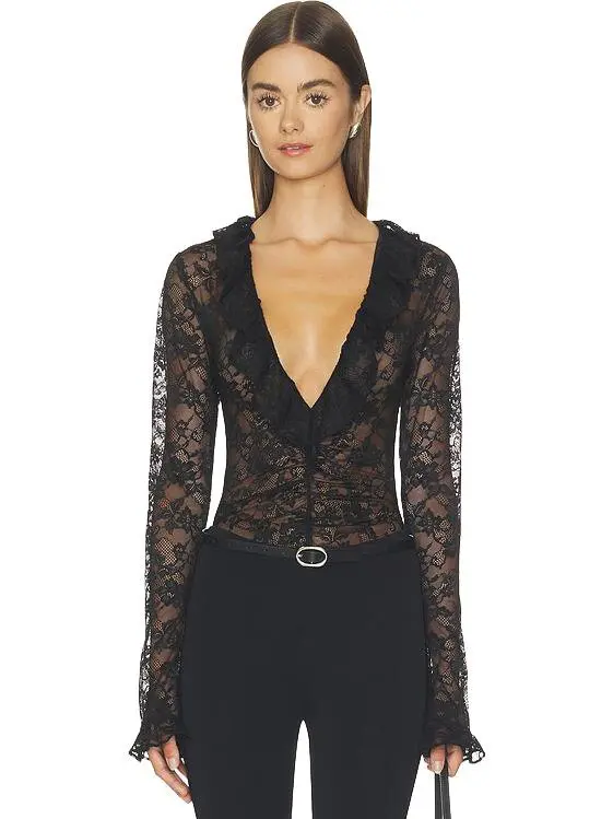 Tularosa Molley Bodysuit In . Also - Black