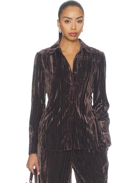 Proenza Schouler White Label Madi Top In . Also - Chocolate
