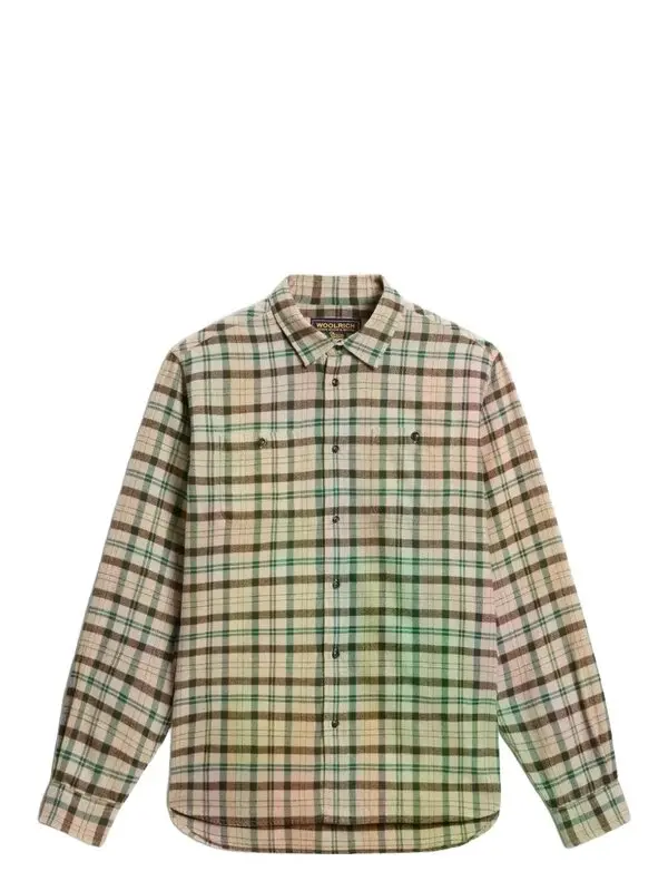 Woolrich Warren Check-flannel Shirt - Neutrals