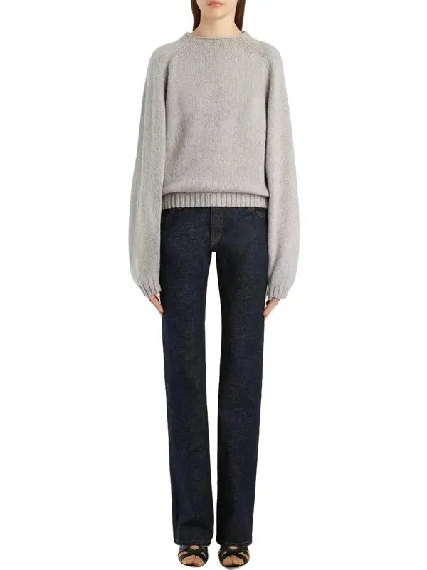 Khaite Simone Sweater In Pewter - Grey