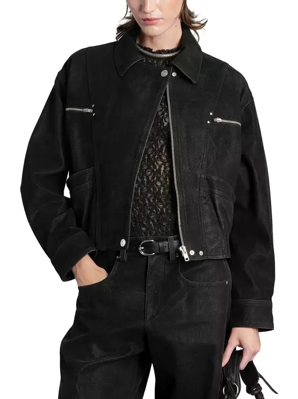 Isabel Marant Étoile Zip-up Panelled Jacket - Black