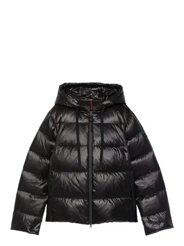 Peuterey Quilted Hooded Jacket - Black