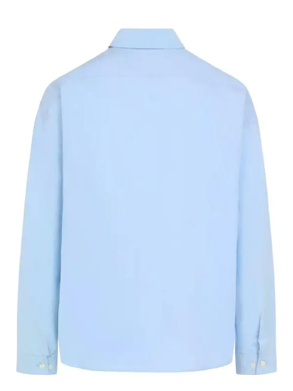 Marni Logo-print Pocket Shirt - Blue