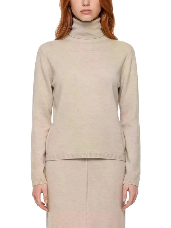 Antonelli Firenze Baviera Roll-neck Ribbed-trim Sweater - Neutrals