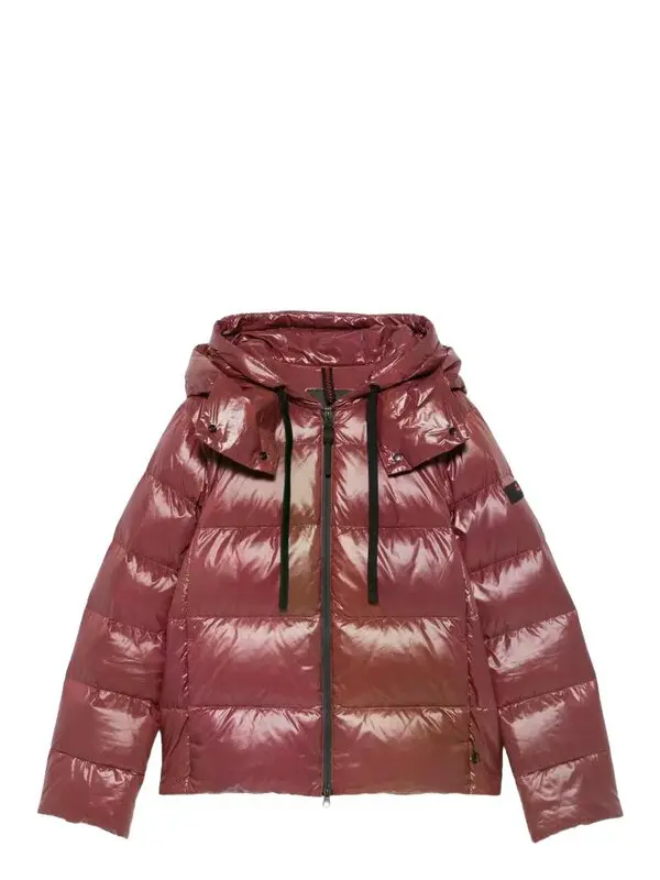 Peuterey Kenid Quilted Hooded Jacket - Red