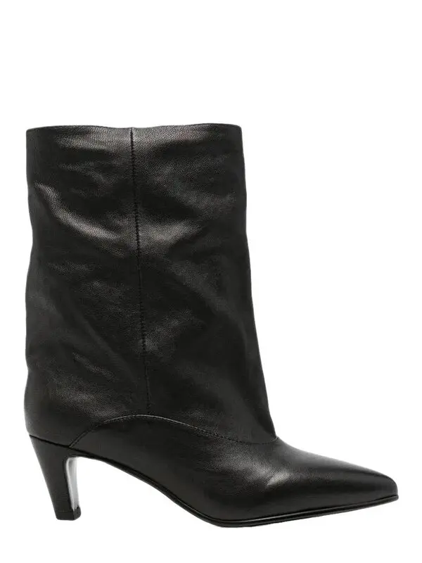 BRUNO PREMI Pointed-toe Slouchy Boots - Black