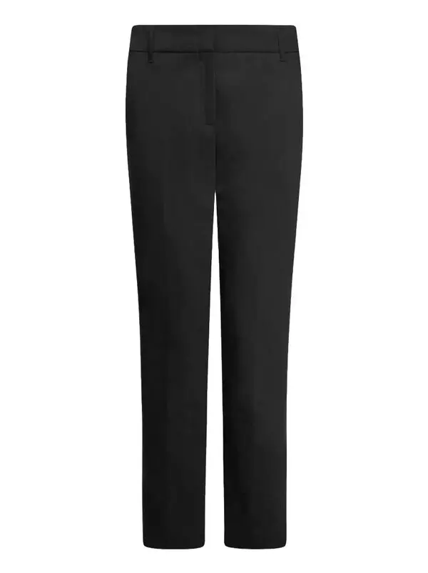 Marella Pressed-crease Tailored Trousers - Black