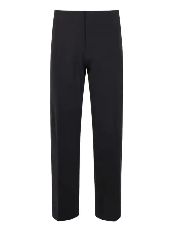 Veilance Pressed-crease Straight-leg Trousers - Black