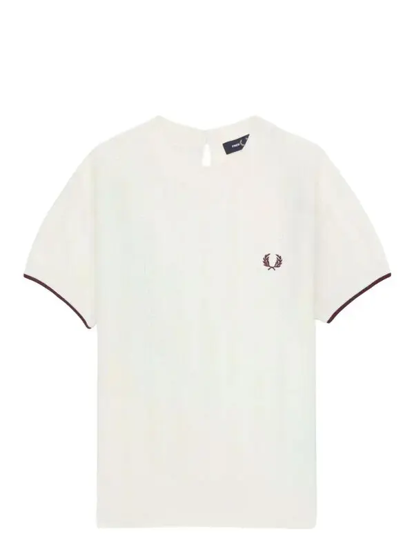 Fred Perry Pointelle-knit Sweater - Neutrals