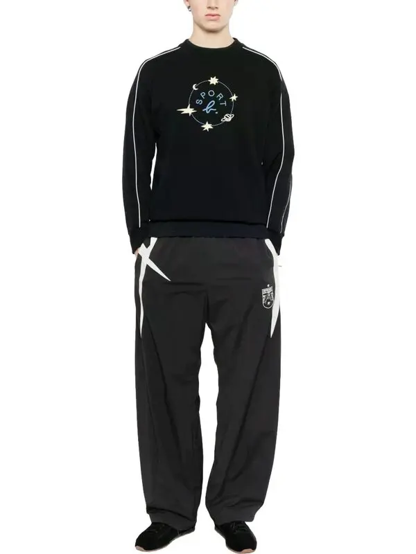 AGNES B. Logo Sweatshirt - Black