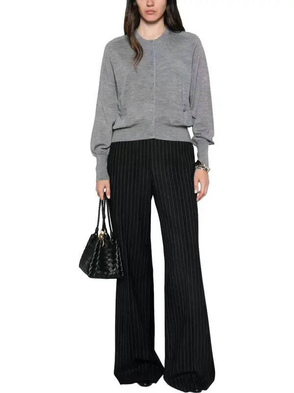 Liu Jo Button-up Wool Cardigan - Grey