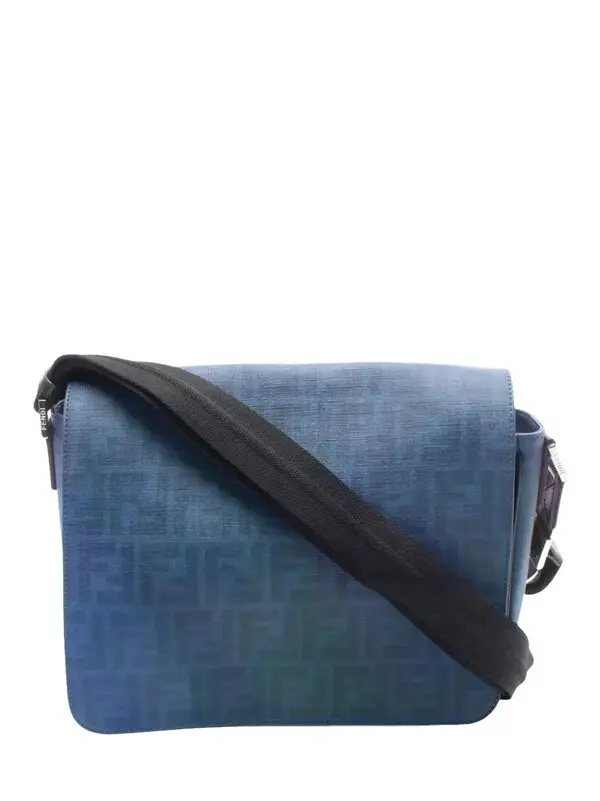 Fendi 2010-2026 Zucca Crossbody Bag - Blue