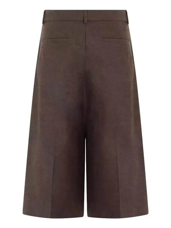 Peserico Pleated Wide-leg Trousers - Brown