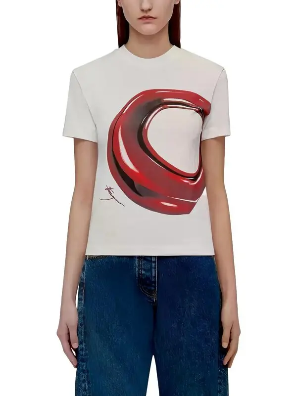 FERRAGAMO Graphic-print T-shirt - White