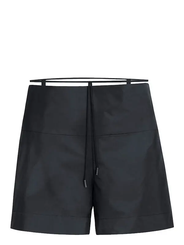 AUDREY VALLENS All-gen Detached Tie Shorts - Black