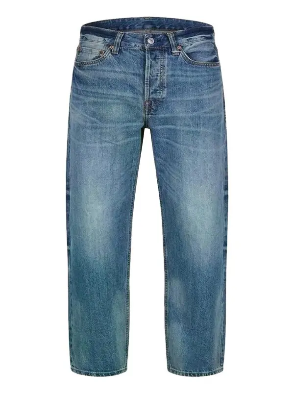 EVISU Daicock Print Jeans - Blue