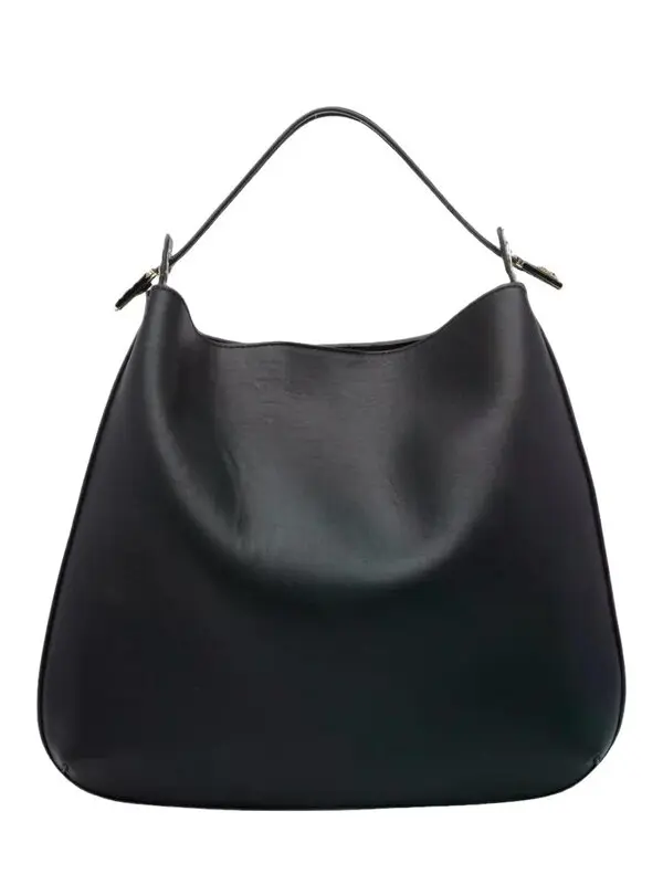 FABI Leather Tote Bag - Black