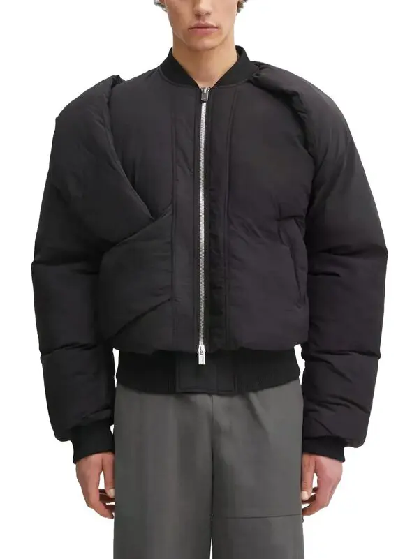 HELIOT EMIL Padded Zipped Jacket - Black