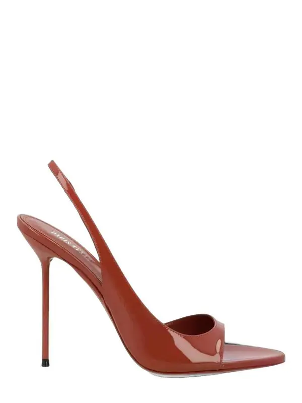 Paris Texas 105mm Lidia Leather Sandals - Red