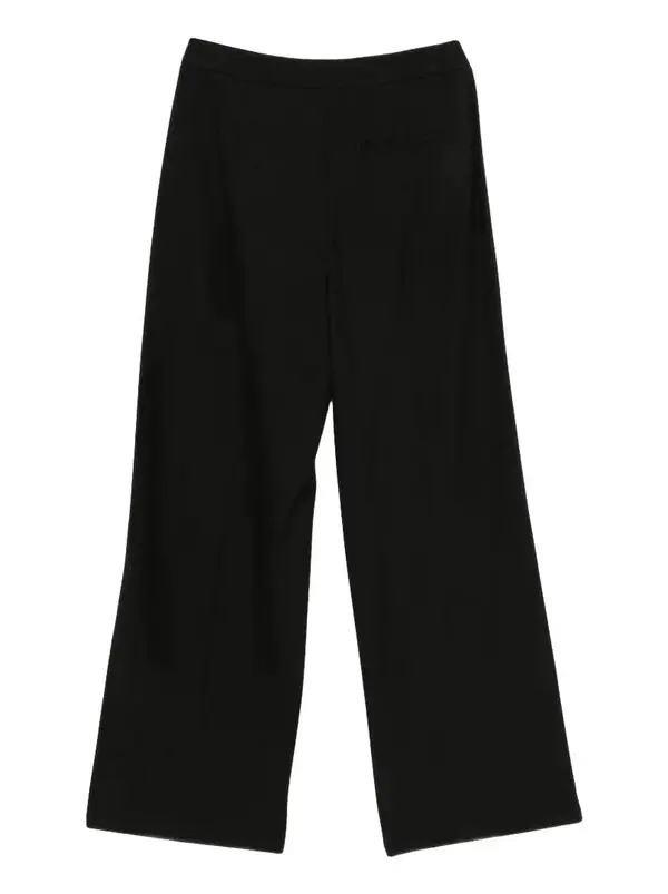 Marc O'polo Straight-leg Tailored Trousers - Black