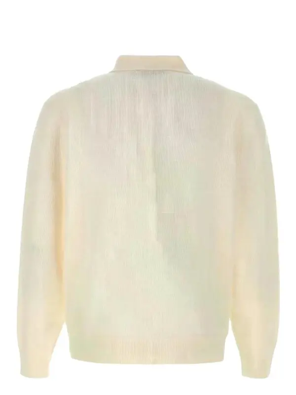 Canali Zip-fastening Polo Sweater - Neutrals