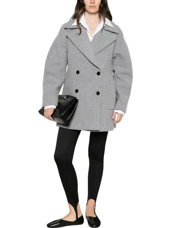 TOTEME Double-breasted Peacoat - Grey