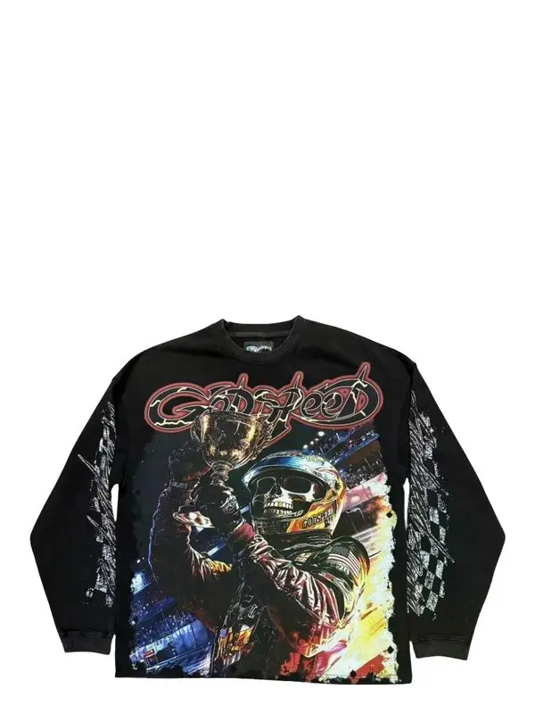 GODSPEED Podium Dreams Long-sleeve T-shirt - Black