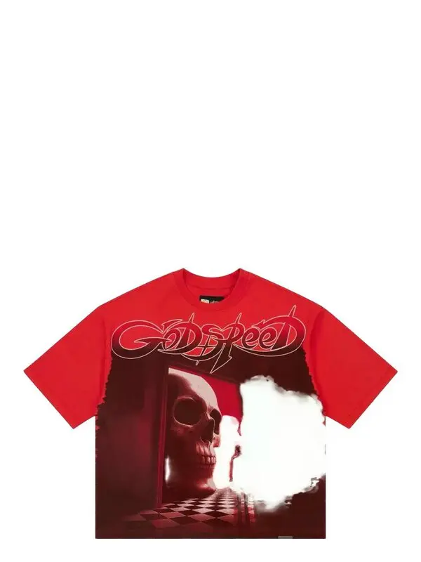 GODSPEED Fate's Doorstep Graphic-print T-shirt - Red