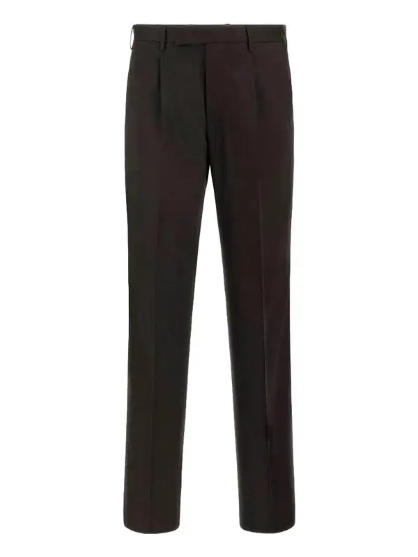 PT TORINO Samuel Pleated Trousers - Brown