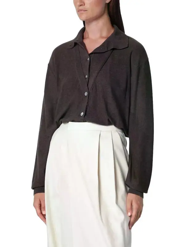 Source Unknown Fabbie Wool Cardigan - Brown