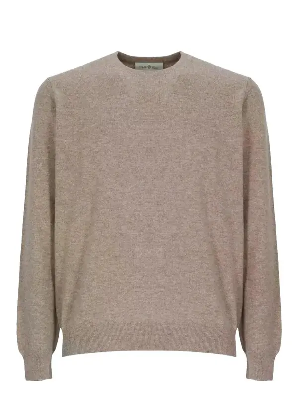 DELLA CIANA Crew-neck Long-sleeves Sweatshirt - Neutrals