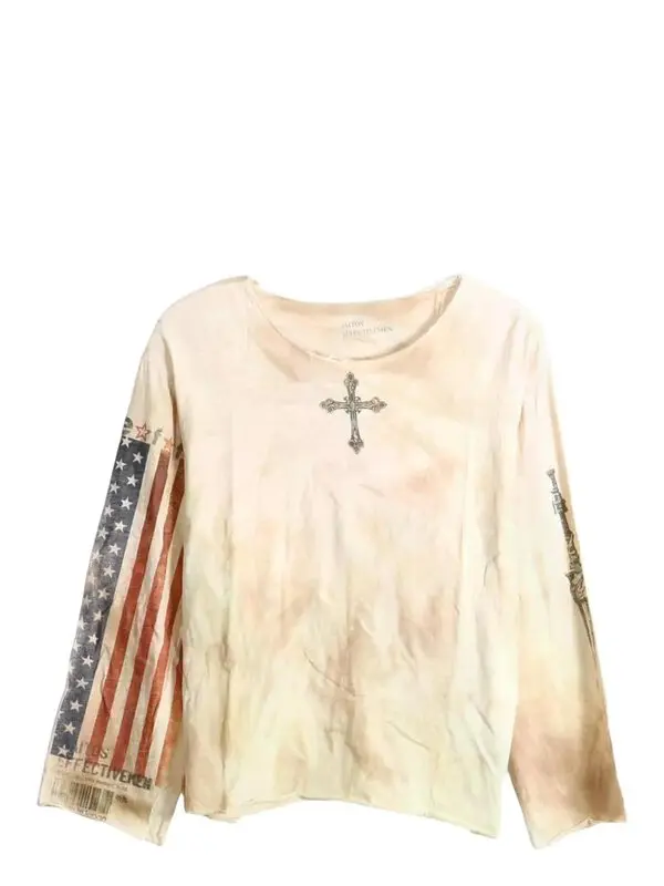 SAITOS Pilgrim Long-sleeved T-shirt - Neutrals