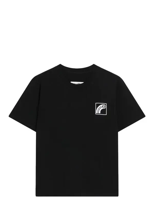MAISON MARGIELA Graphic-print T-shirt - Black