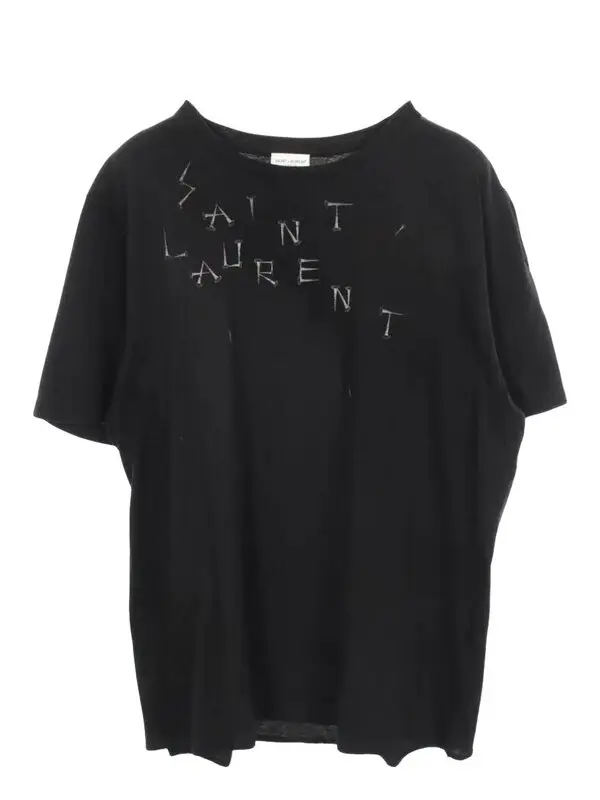 Saint Laurent 2020s Logo-print T-shirt - Black