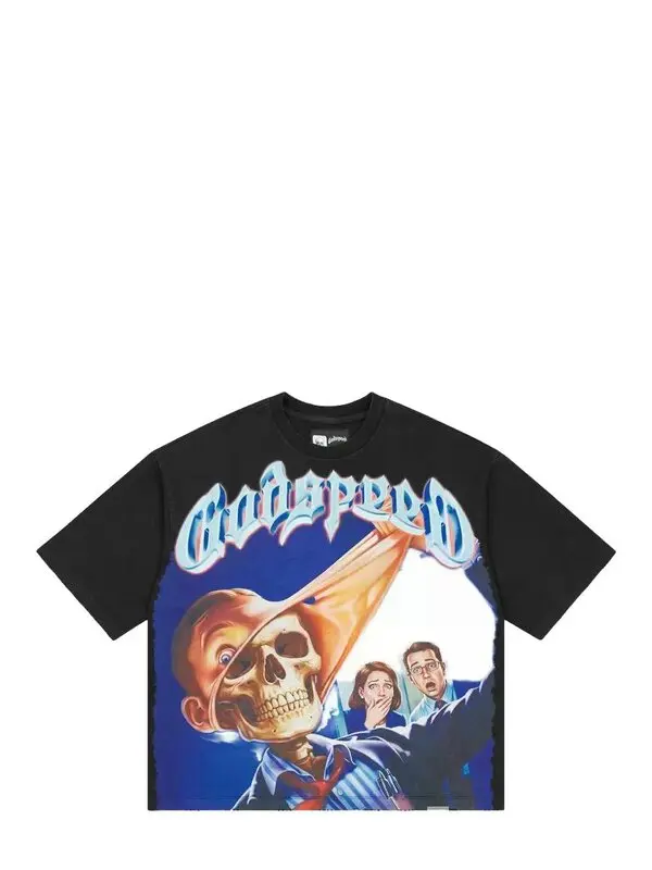 GODSPEED Graphic-print T-shirt - Black