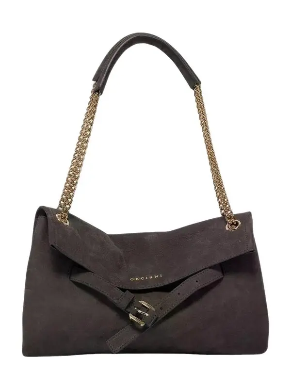 Orciani Small Venus Nabucco Buckle-detail Shoulder Bag - Grey