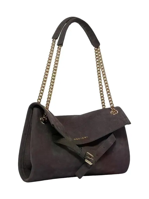 Orciani Small Venus Nabucco Buckle-detail Shoulder Bag - Grey