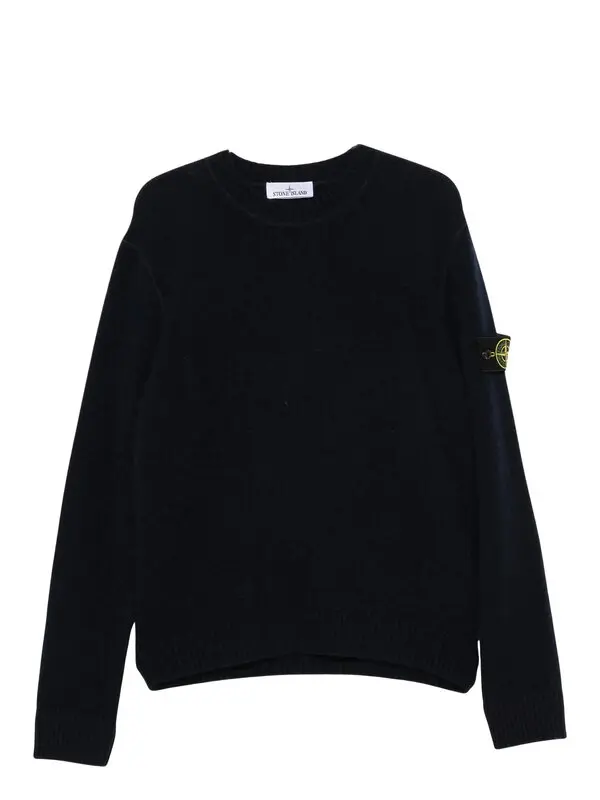 Stone Island Wool Crewneck Sweater - Blue