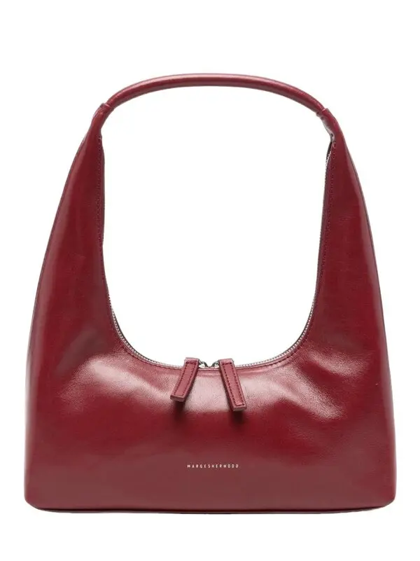 MARGESHERWOOD Leather Hobo Bag - Red