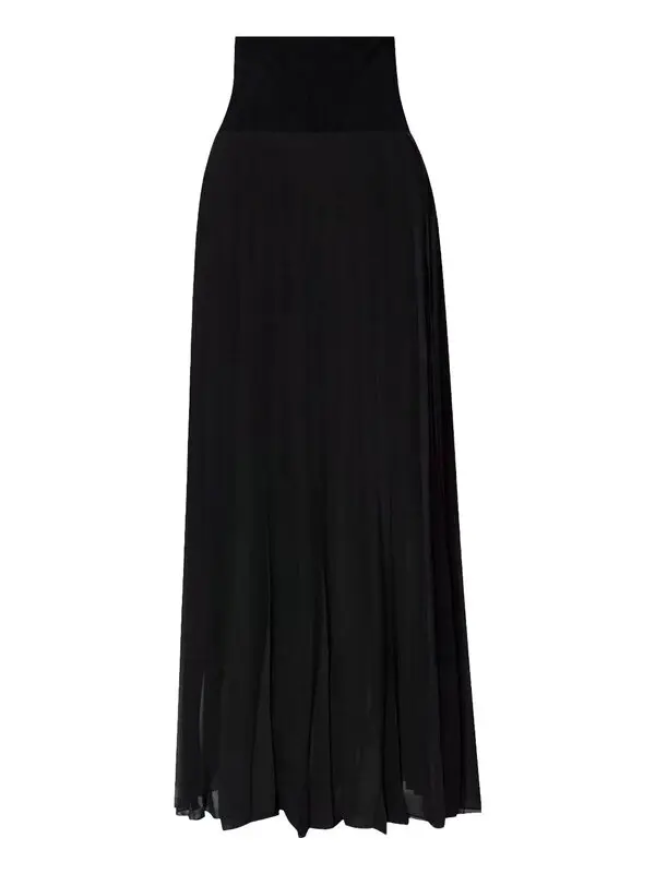 Gauge81 Loja Pleated Maxi Skirt - Black