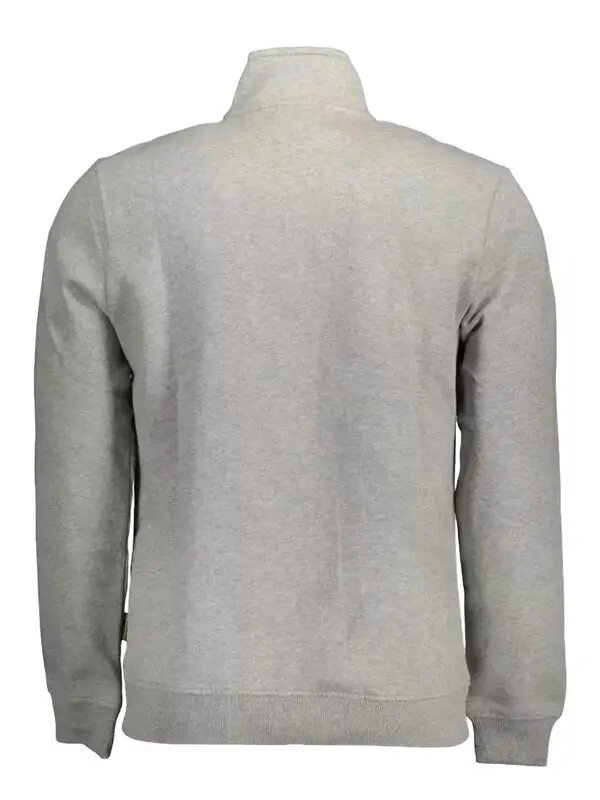 NAPAPIJRI Zip-up Cotton Sweater - Grey