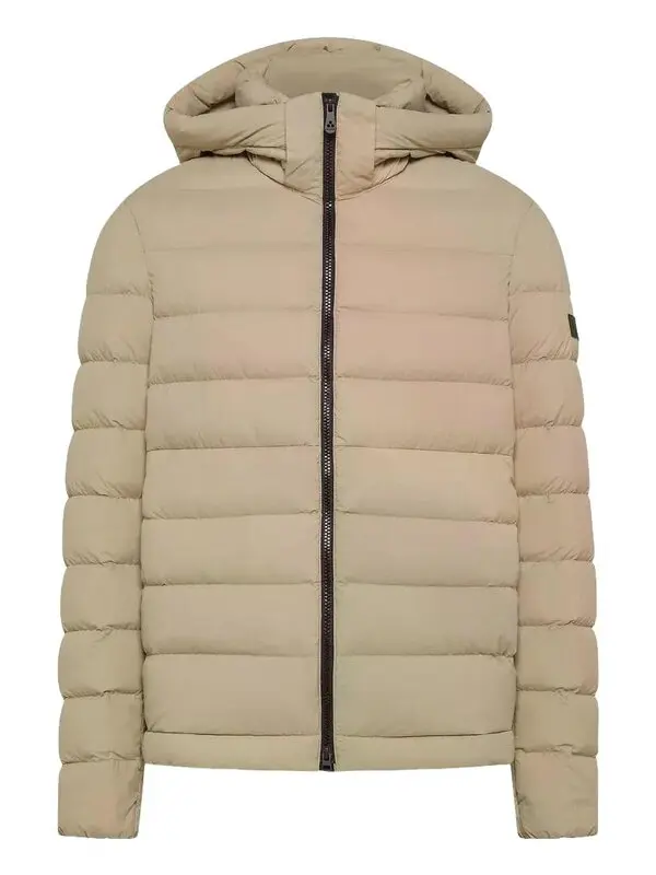 Peuterey Boggs Quilted Hooded Down Jacket - Neutrals