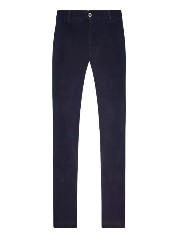 Incotex Straight-leg Corduroy Trousers - Blue