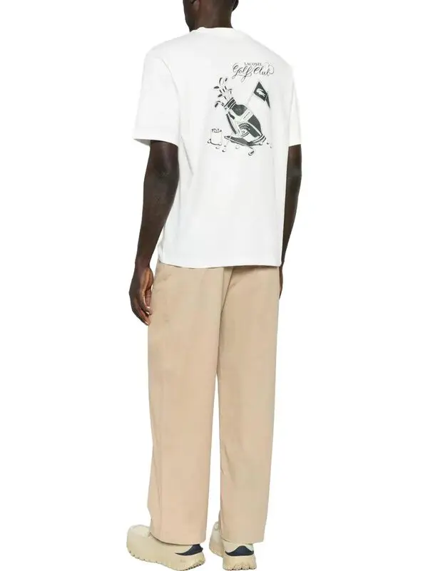 Lacoste Golf Club Graphic-print T-shirt - Neutrals