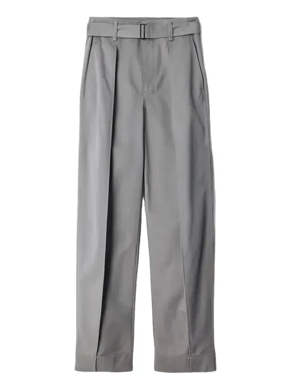 LEMAIRE Rounded Pants In Polycotton Twill - Grey
