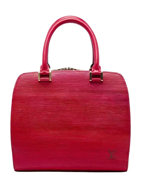 LOUIS VUITTON 2002 Epi Pont Neuf Handbag - Red