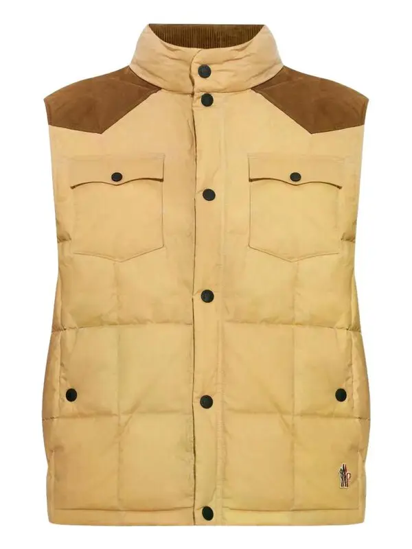 Moncler Après-ski Padded Gilet - Neutrals