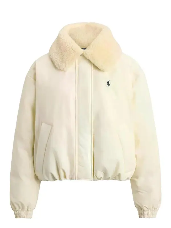 Polo Ralph Lauren High-pile-collar Down Puffer Jacket - Neutrals